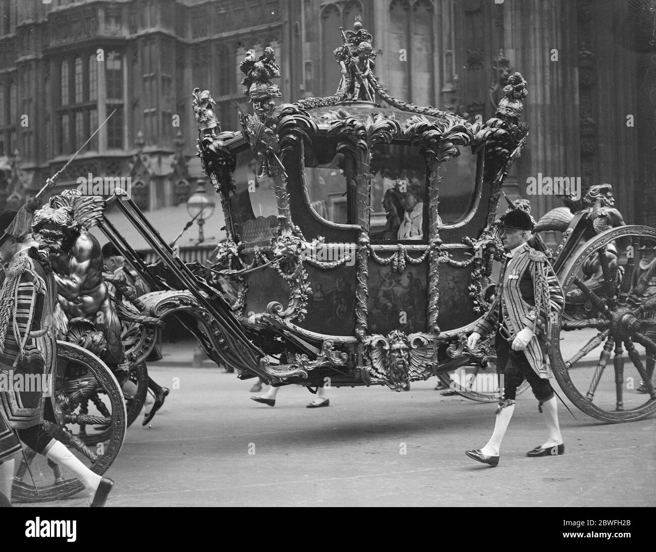 State Opening of Parliament The King and Queen in the State Coach 7 ...