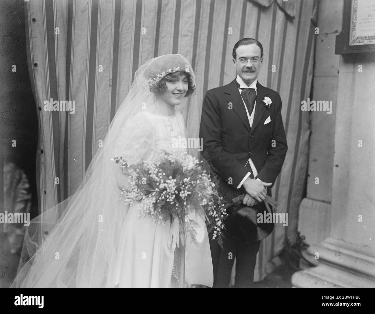 Sir Timothy Eden Weds Miss Edith Prendergast was married at St Georges ...