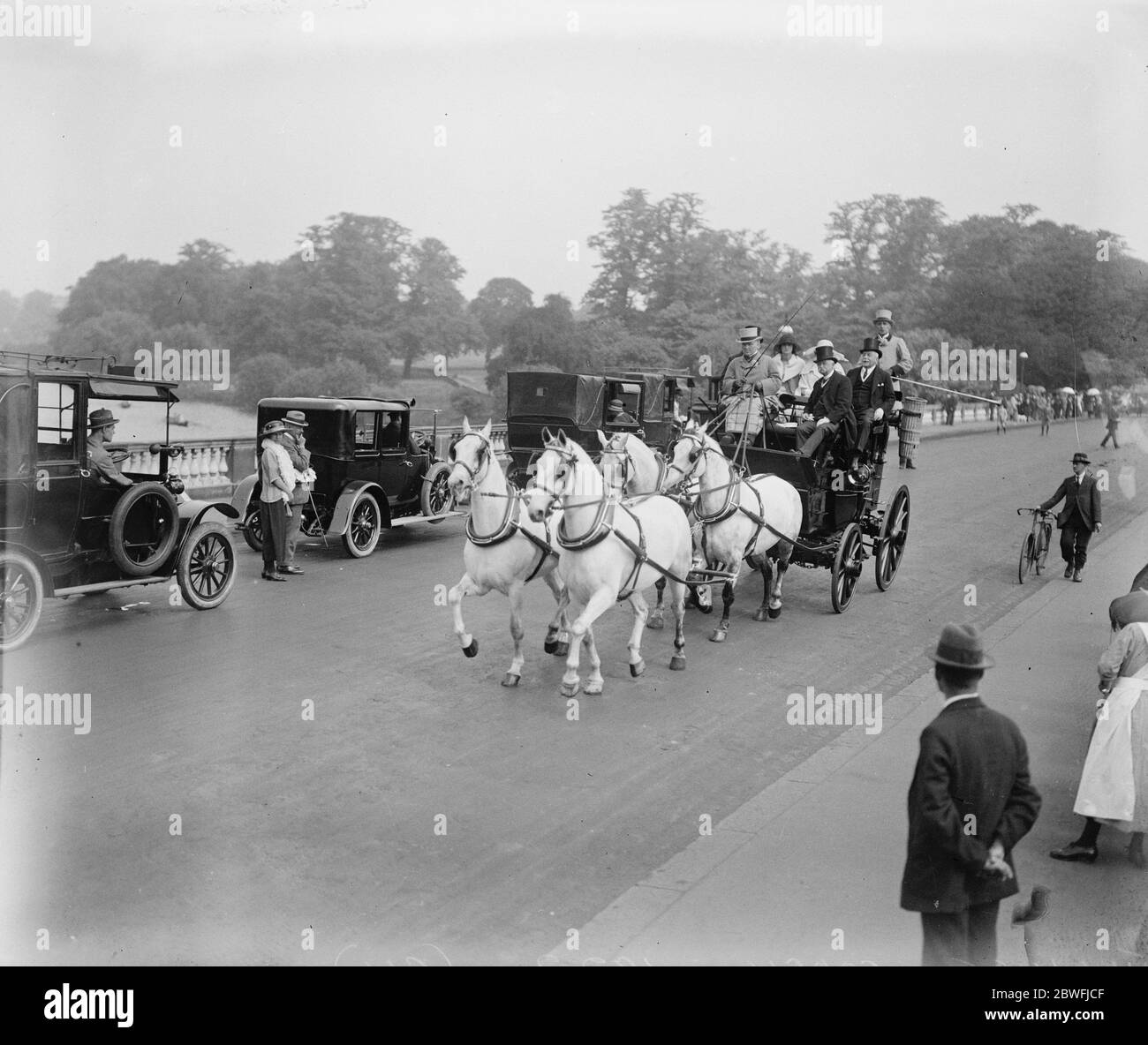 The Coaching Marathon Tillings Coach 10 June 1922 Stock Photo - Alamy