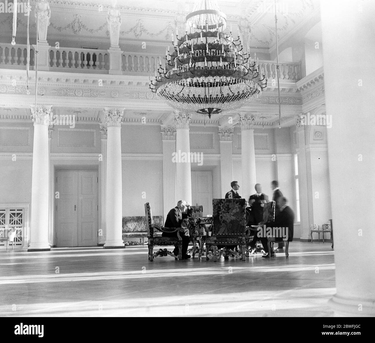 Warsaw , Poland The magnificent reception room at the Foreign Office ...