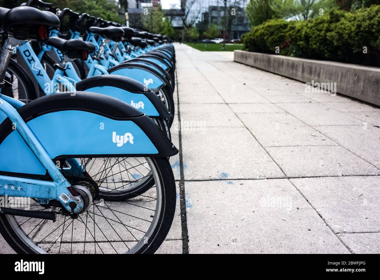 Lyft bicycles hi-res stock photography and images - Alamy