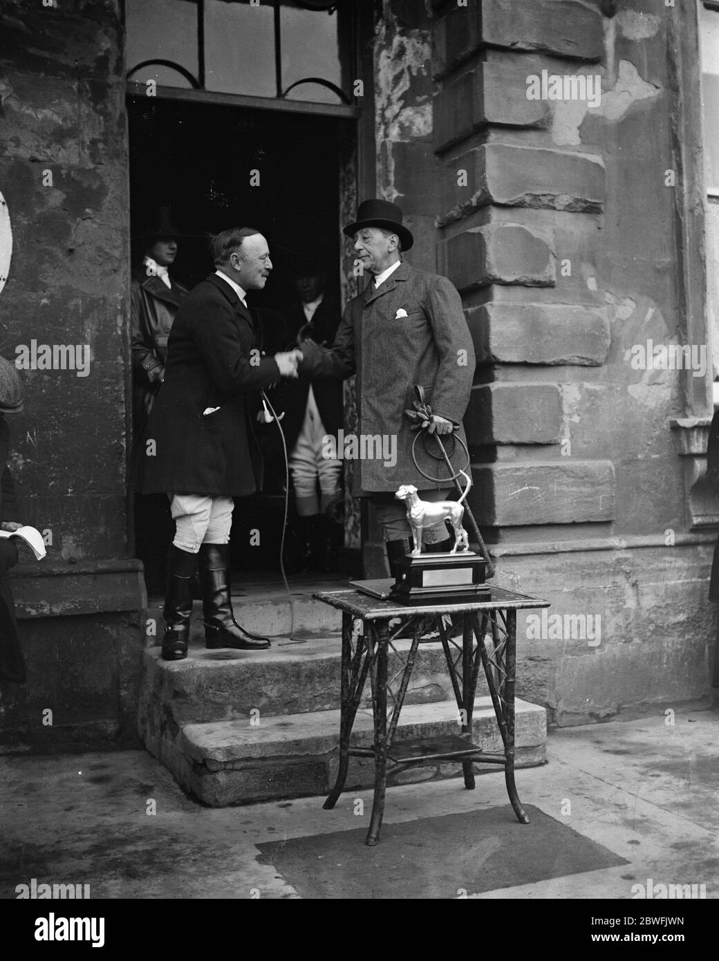 Heythrop Hunt Meet Presentation to Captain Brassey At a meet of the ...