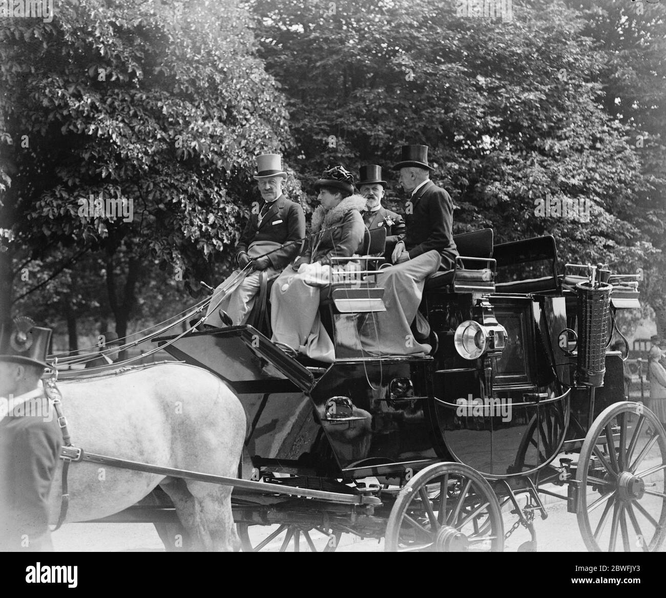 The Coaching Marathon Sir E Sterns Coach 10 June 1922 Stock Photo - Alamy