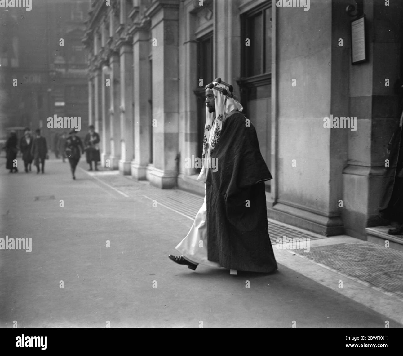 Emir Abdullah in London The Emir Abdullah of transjordania second son ...
