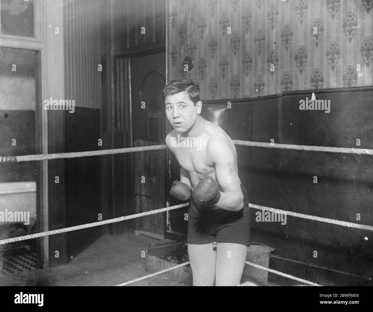 Kid Brooks , boxer . 1 February 1927 Stock Photo - Alamy