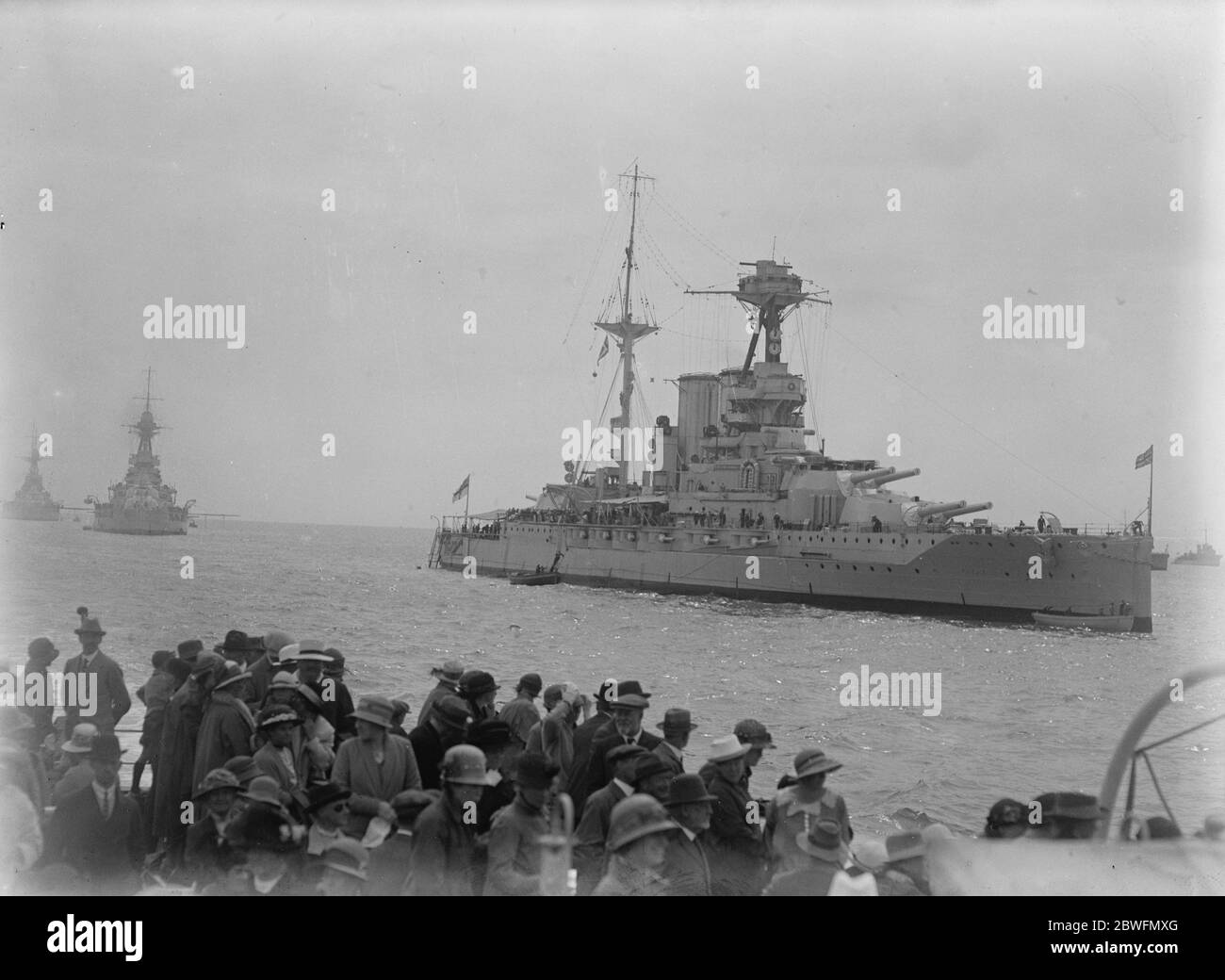 Naval review at spithead naval review spithead Black and White Stock ...