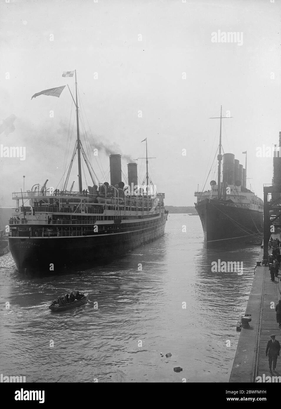 The Prince leaves for Canada The Canadian Pacific liner ' Empress of ...