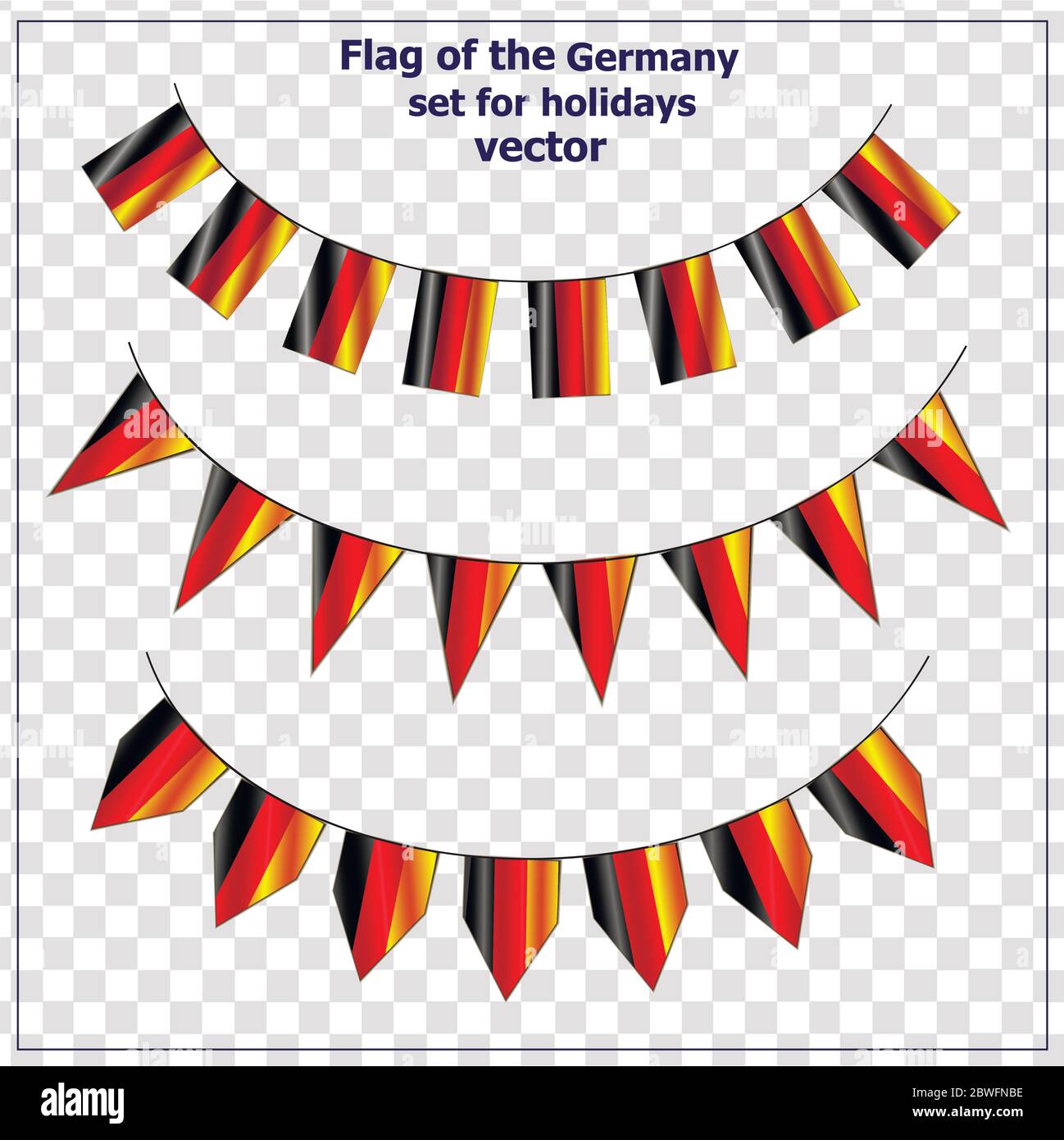 Bright set with flags of Germany for holidays. Happy Germany day flag ...