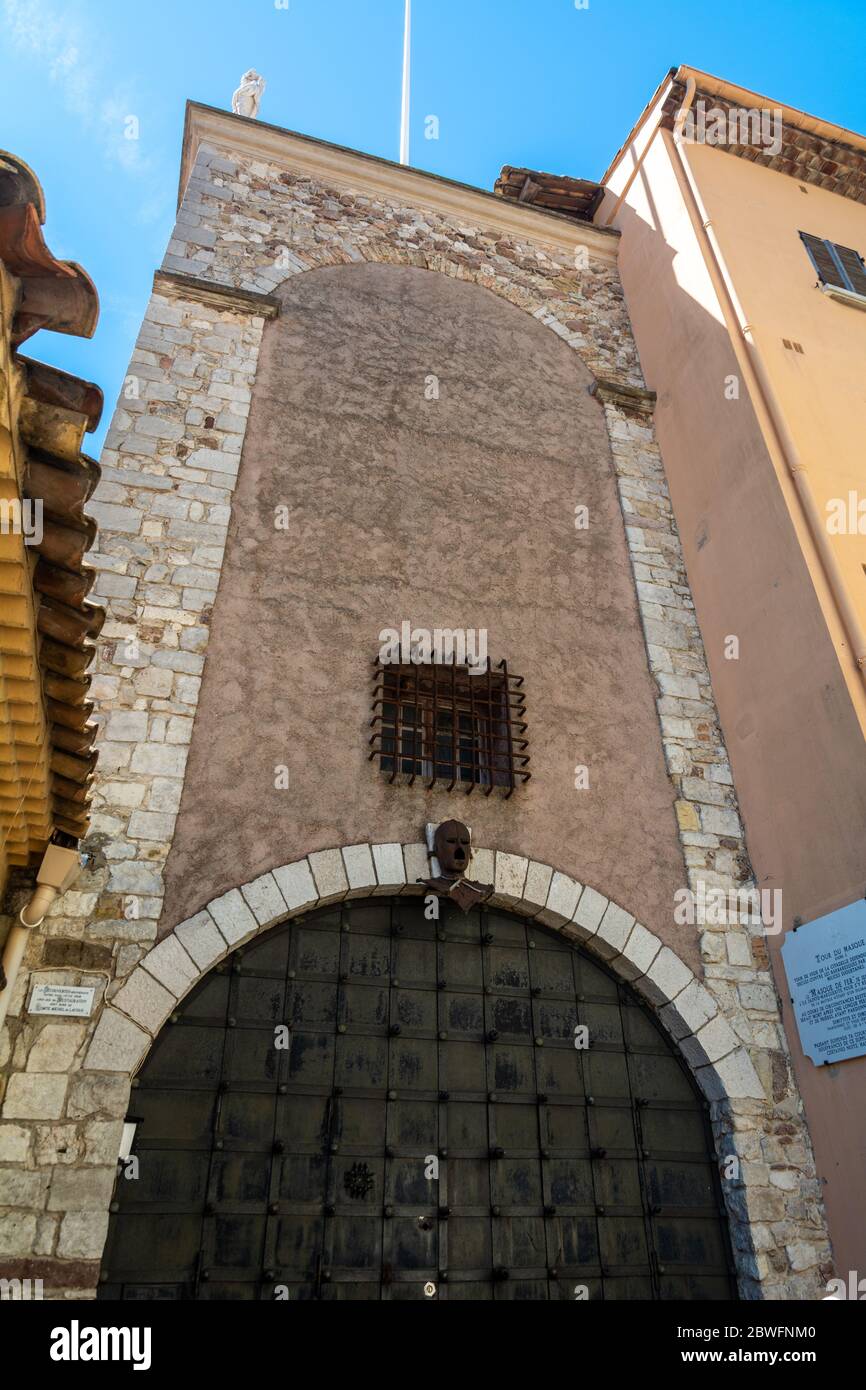 The tower of the mask, with the Man in the Iron Mask, unidentified ...