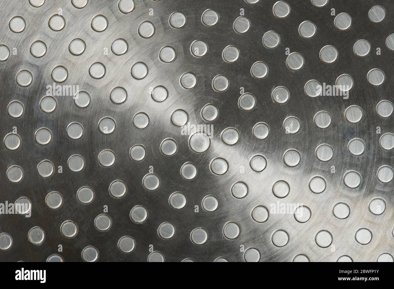 Metal stainless shiny background with perforated dots Stock Photo - Alamy