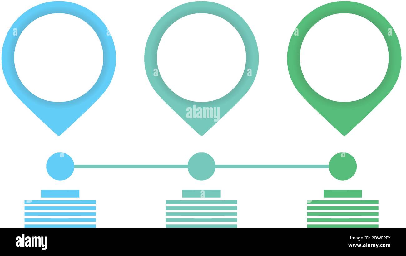business infographic with pins icons Stock Vector Image & Art - Alamy