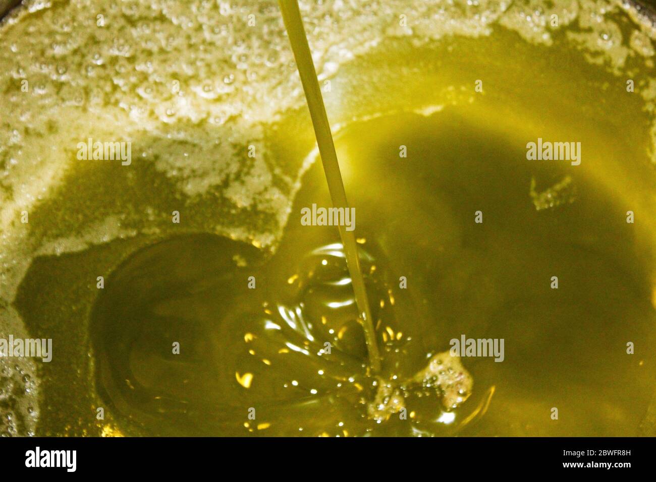 Greece, Attica, extra virgin olive oil extraction process in olive oil ...