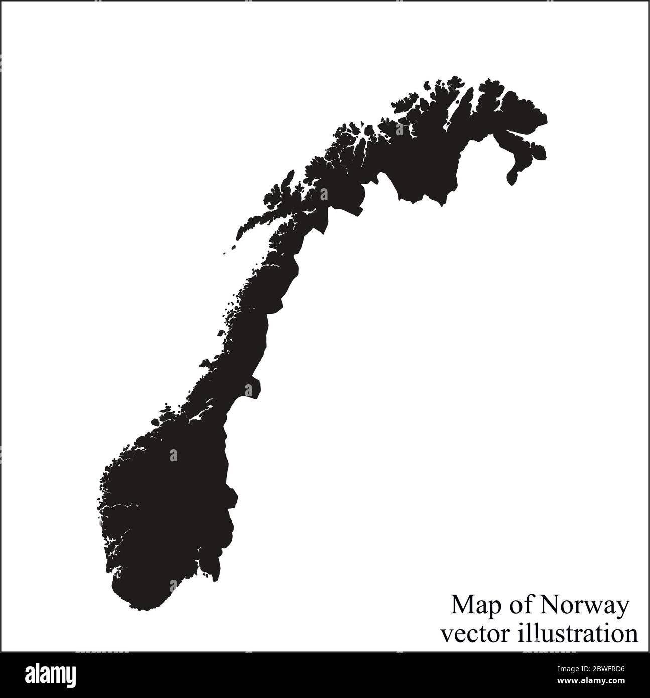 Map of Norway with flag. Norwegian infographic. Vector Stock Vector ...