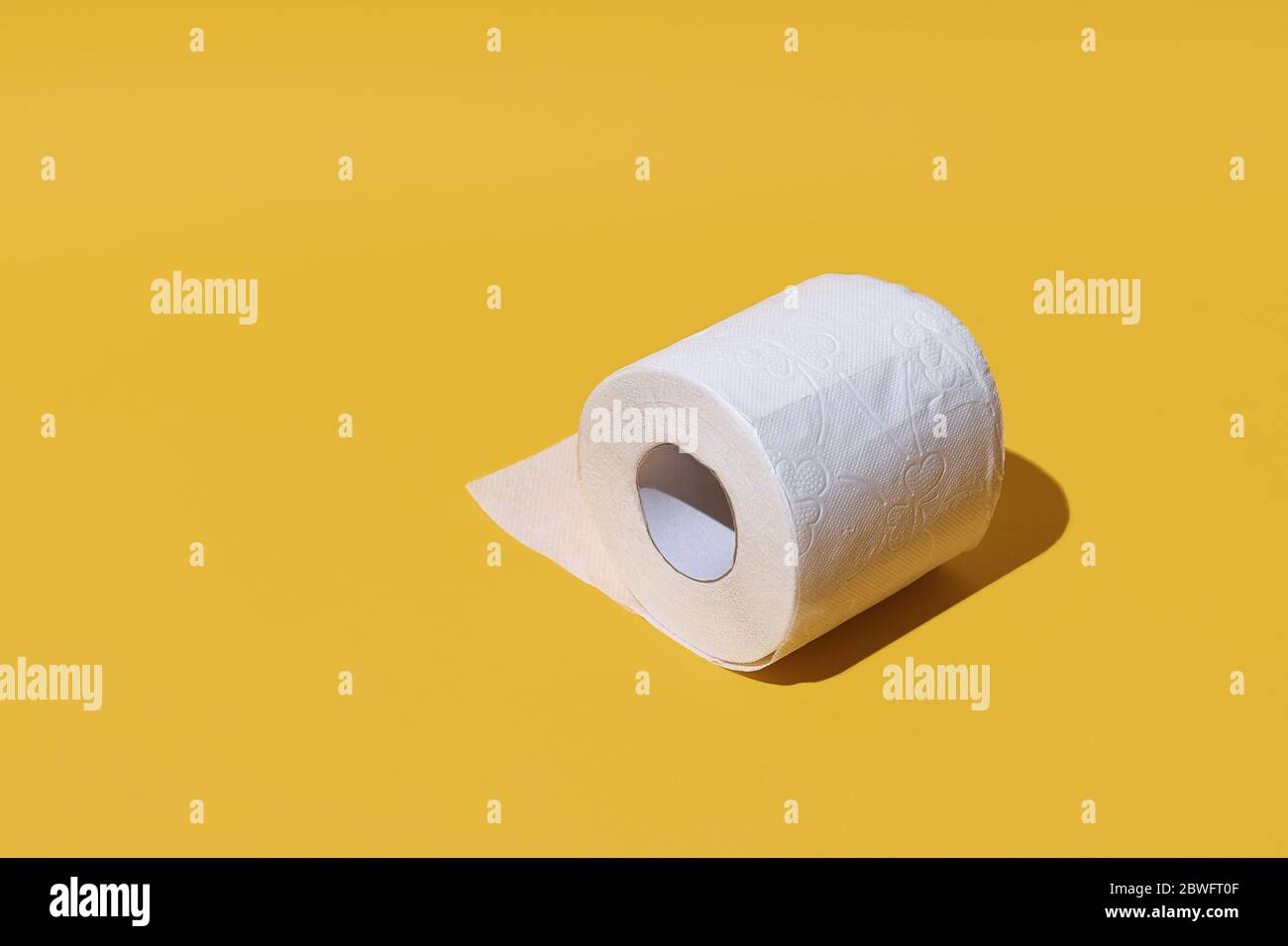 Creative still life with rolls of toilet paper, hot commodity during ...