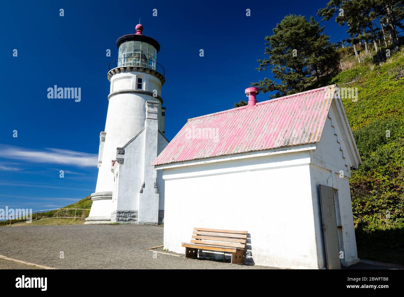 Umpqua river lighthouse hi-res stock photography and images - Alamy