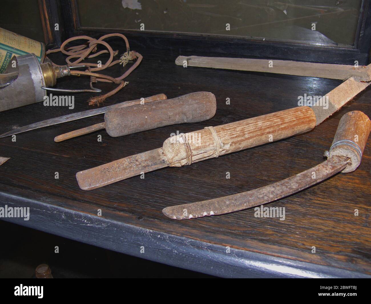 Colditz Castle - Schoss Colditz - Tunnel digging tools used by Allied ...