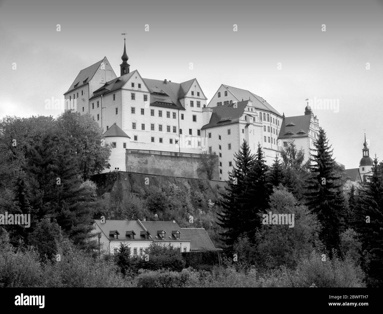 Castle Colditz or Schloss Colditz in Colditz village, Germany. A ...