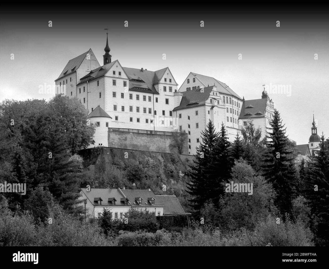 Castle Colditz or Schloss Colditz in Colditz village, Germany. A ...
