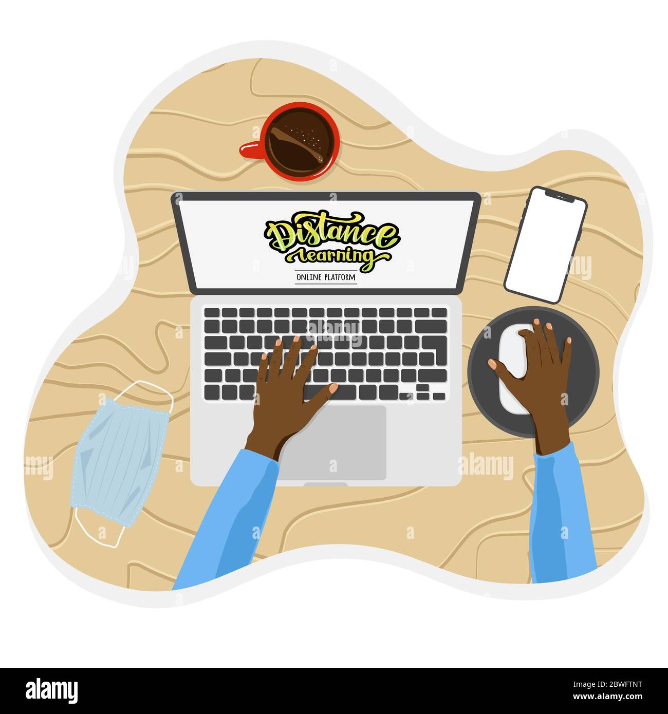 Online education logo Stock Vector Images - Alamy