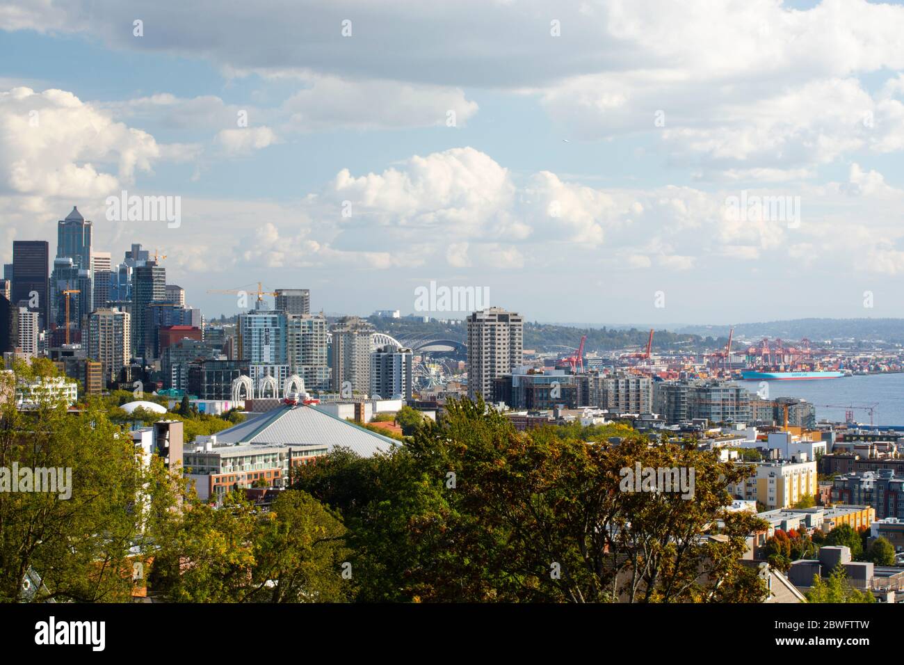 Cityscape of Seattle, Washington, USA Stock Photo - Alamy