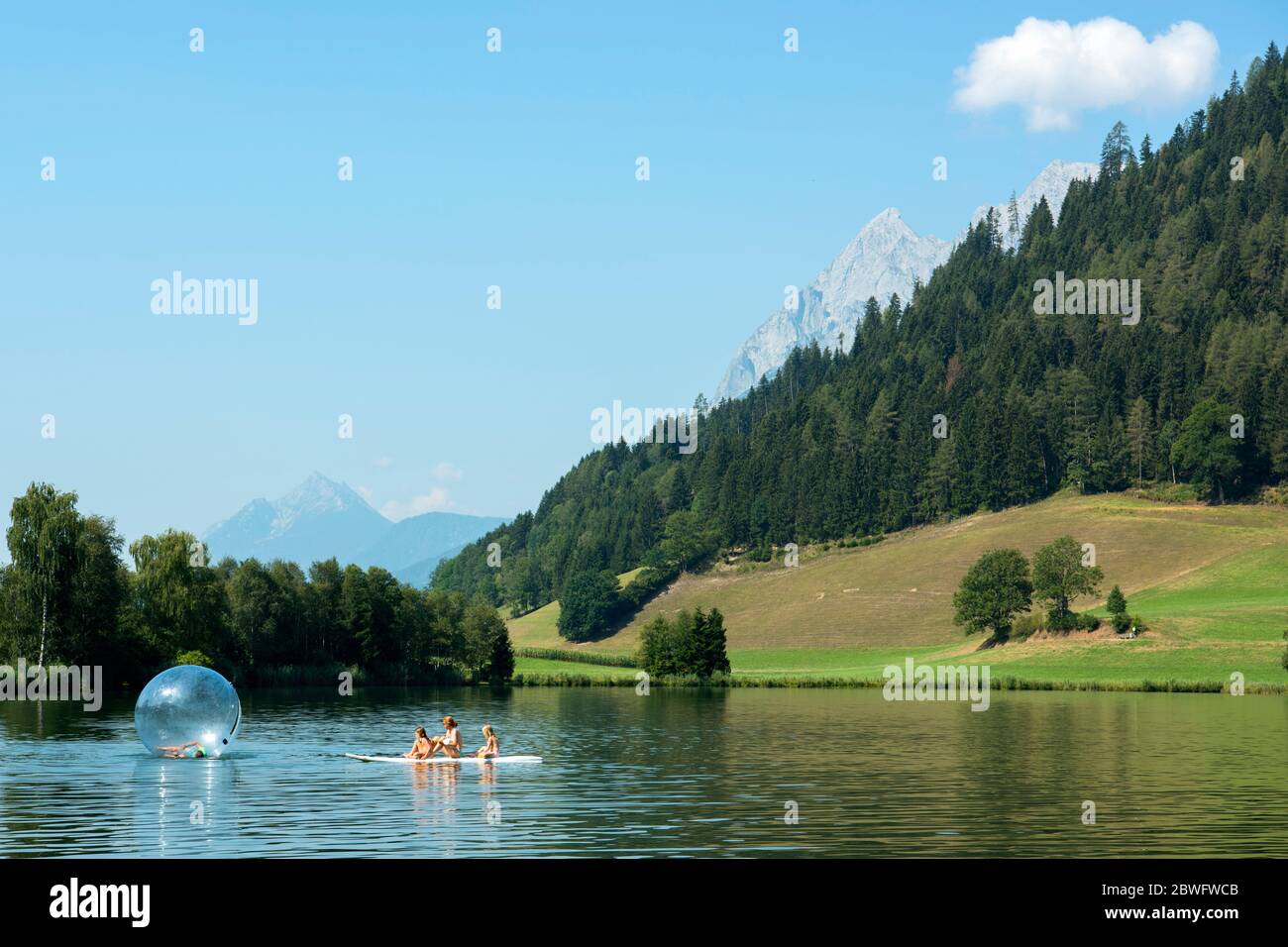 Österreich, Steiermark, Aigen, Putterersee Stock Photo - Alamy