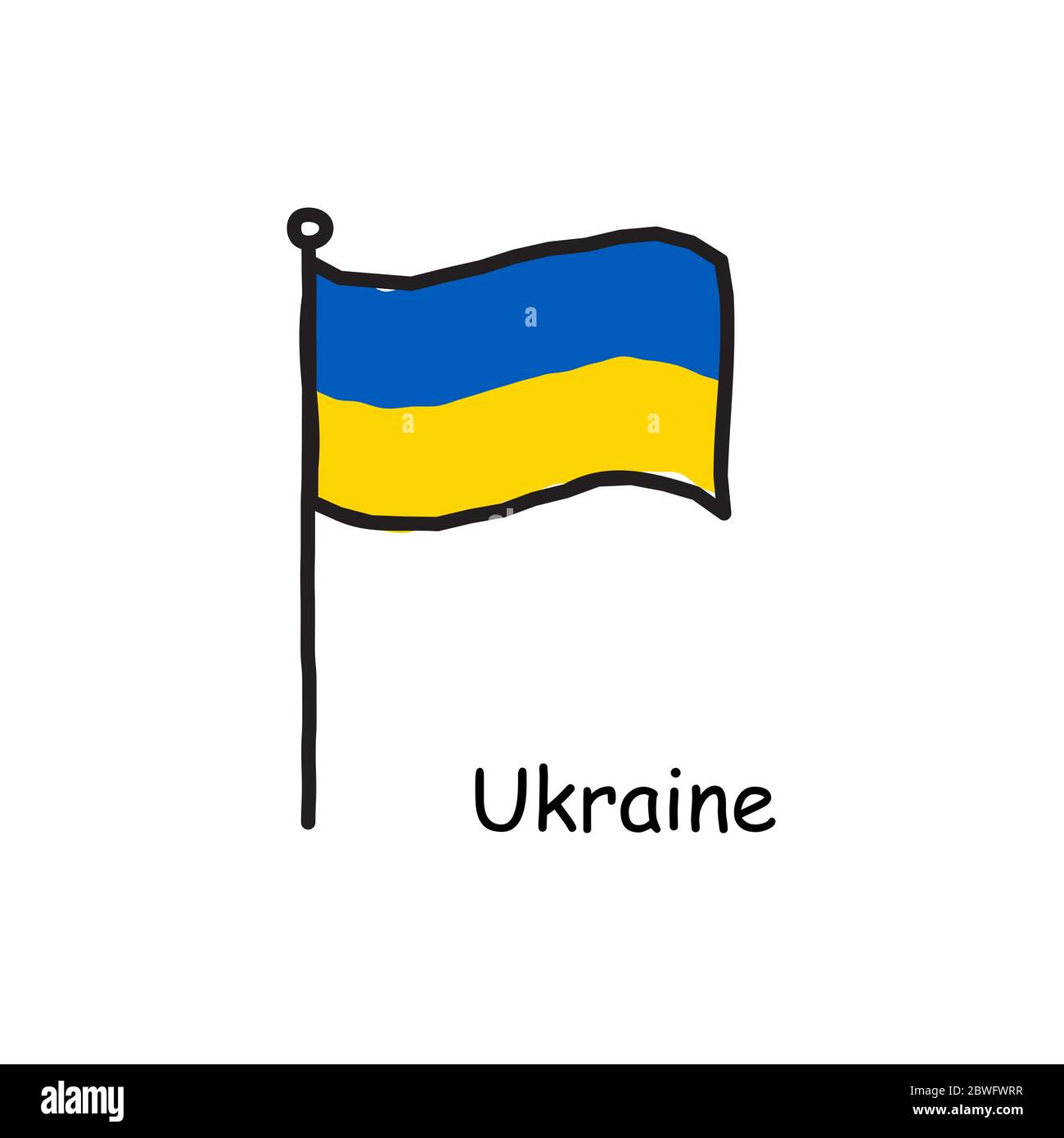 Ukraine flag hi-res stock photography and images - Alamy