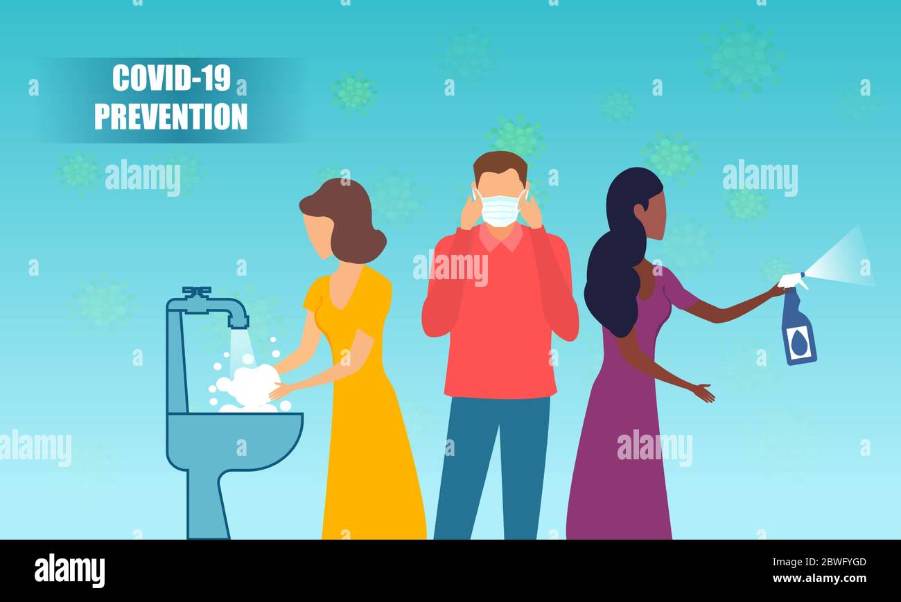 Washing hands vector vectors Stock Vector Images - Alamy