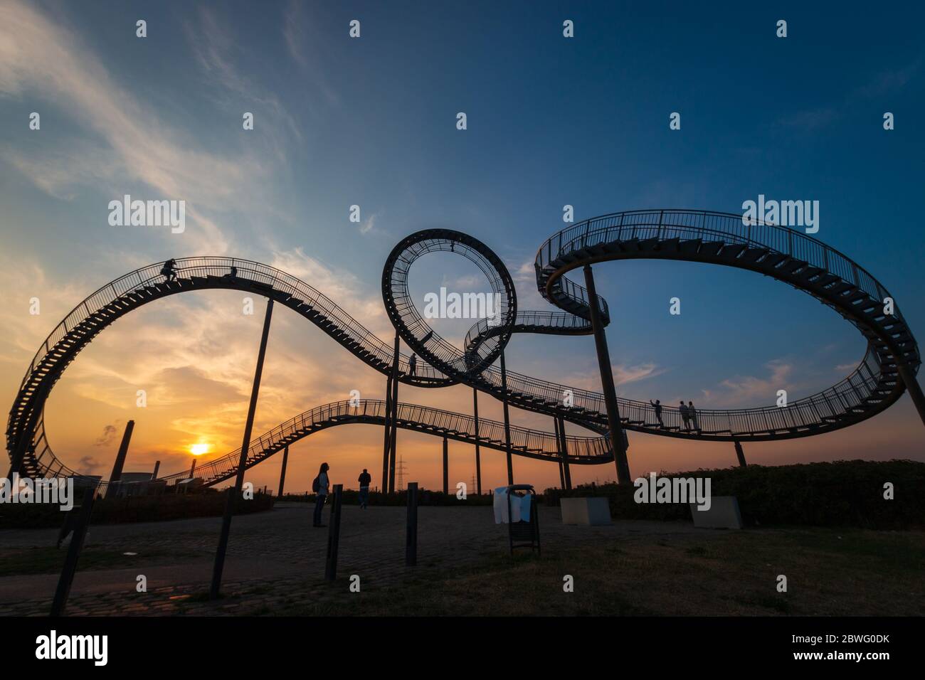 Duisburg, Germany – August 28, 2018: Walkable Tiger & Turtle roller ...