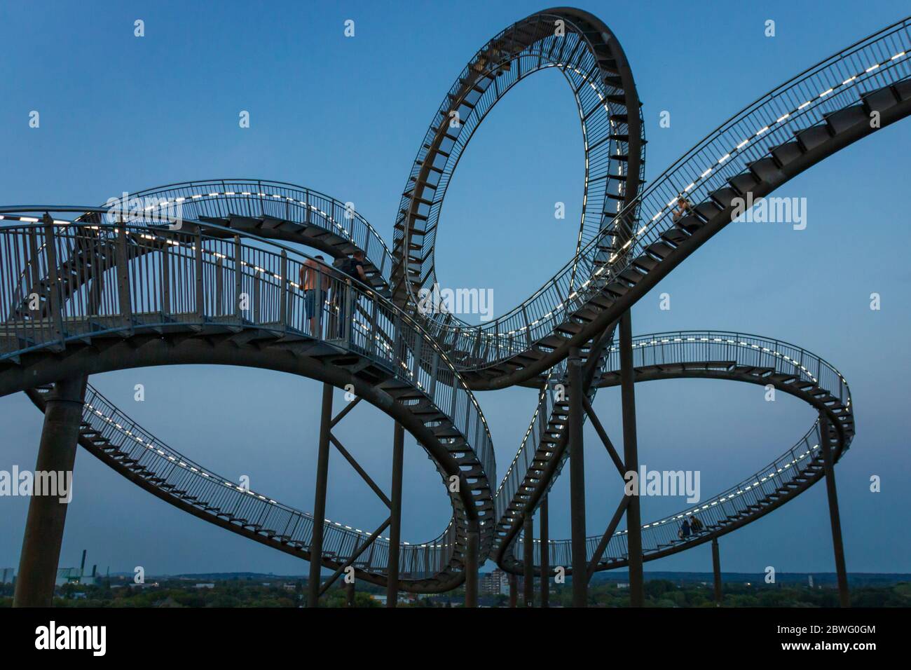 Duisburg Germany Roller Coaster Stairs Clipart