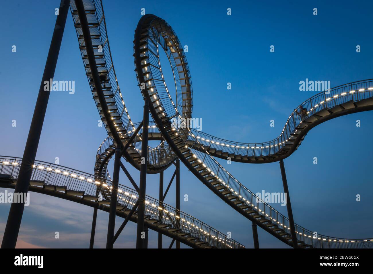 Duisburg, Germany – August 28, 2018: Fragment of walkable Tiger ...