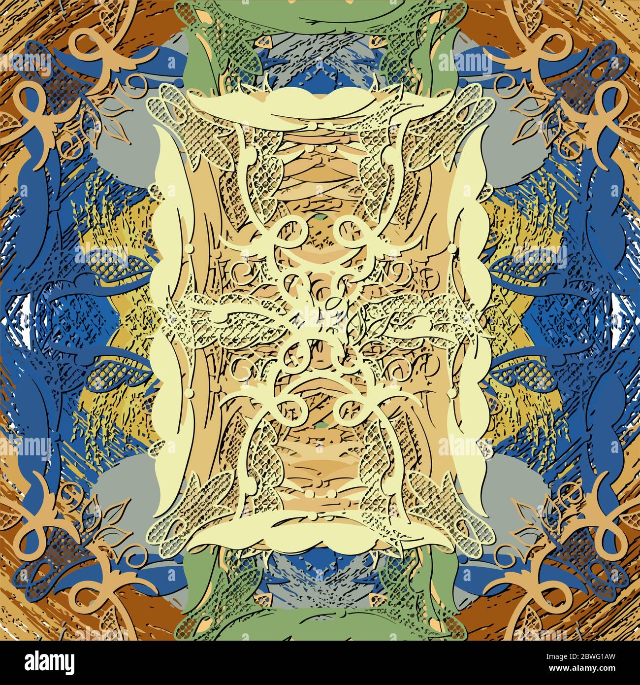 Colorful abstract chaotic fractal Stock Vector Images - Alamy