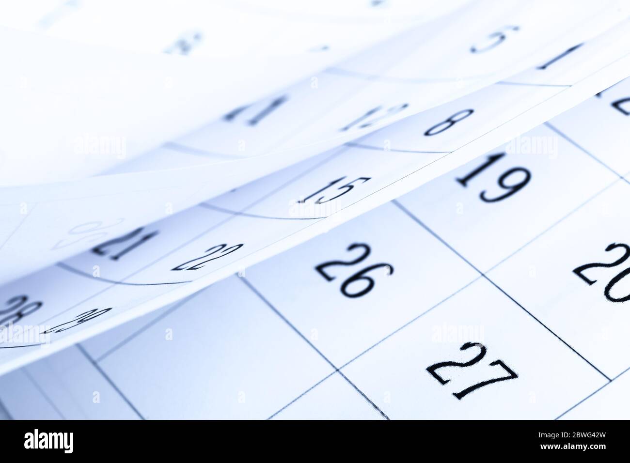 Calendar Pages Flipping