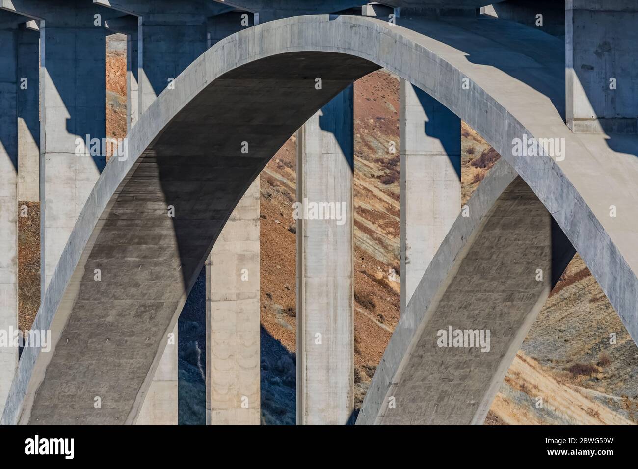 Fred G. Redmon Bridge, aka Selah Creek Bridge, over Selah Creek on ...
