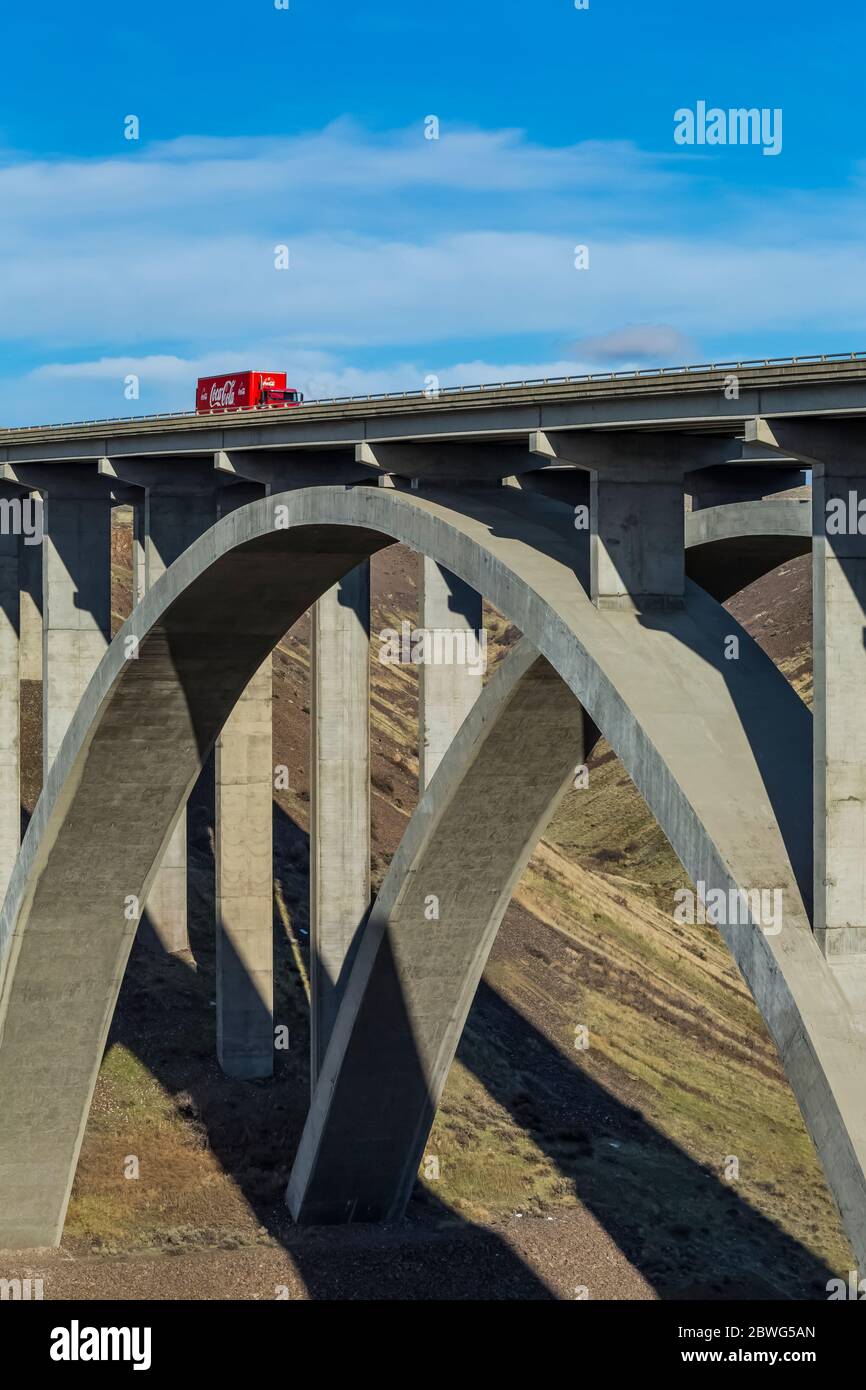 Fred G. Redmon Bridge, aka Selah Creek Bridge, over Selah Creek on ...