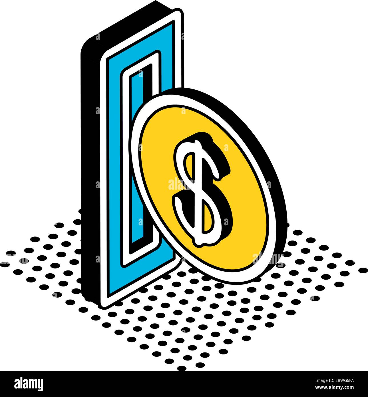 coin isometric style icon vector design Stock Vector Image & Art - Alamy