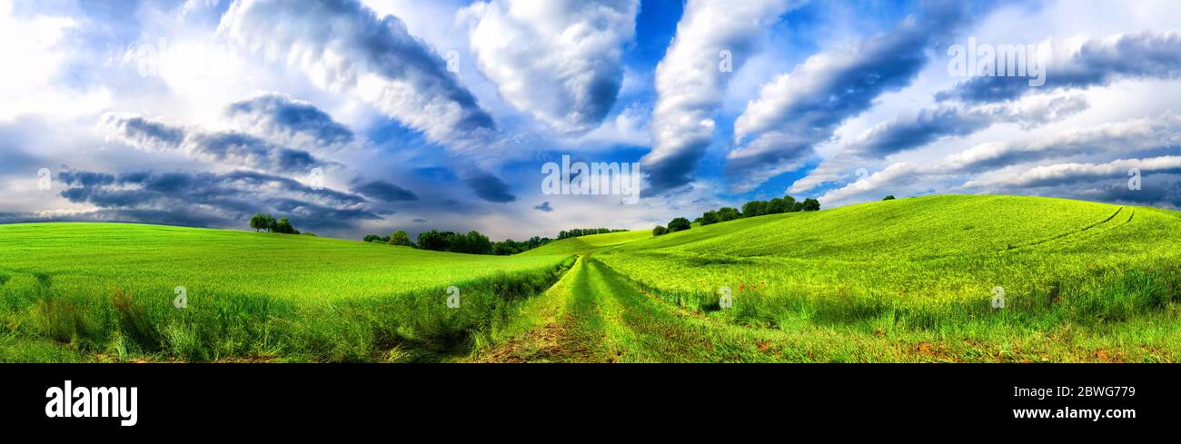 Panoramic rural hi-res stock photography and images - Alamy