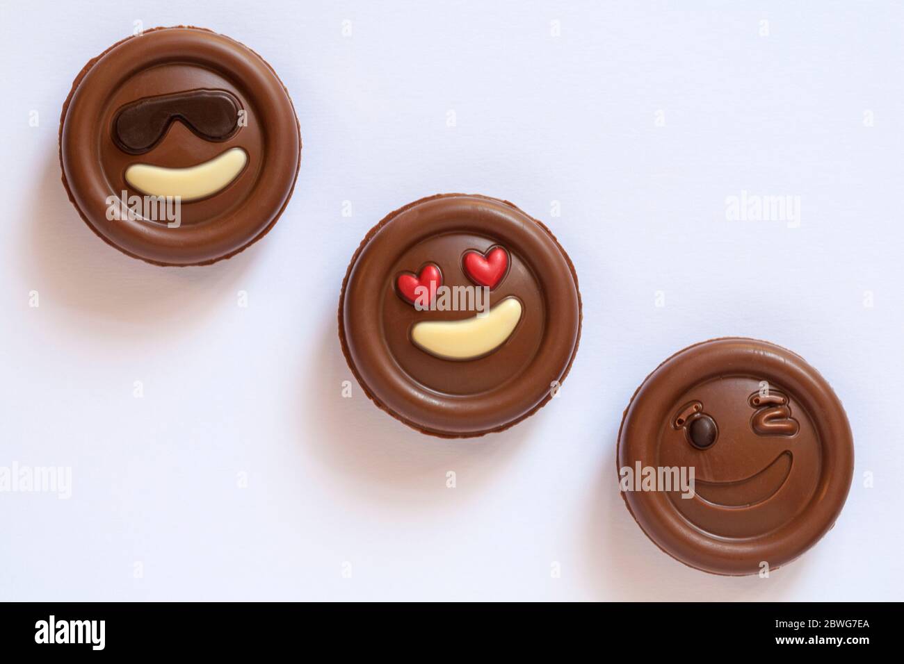 M&S Milk Chocolate Emotions chocolates removed from packaging - put a ...