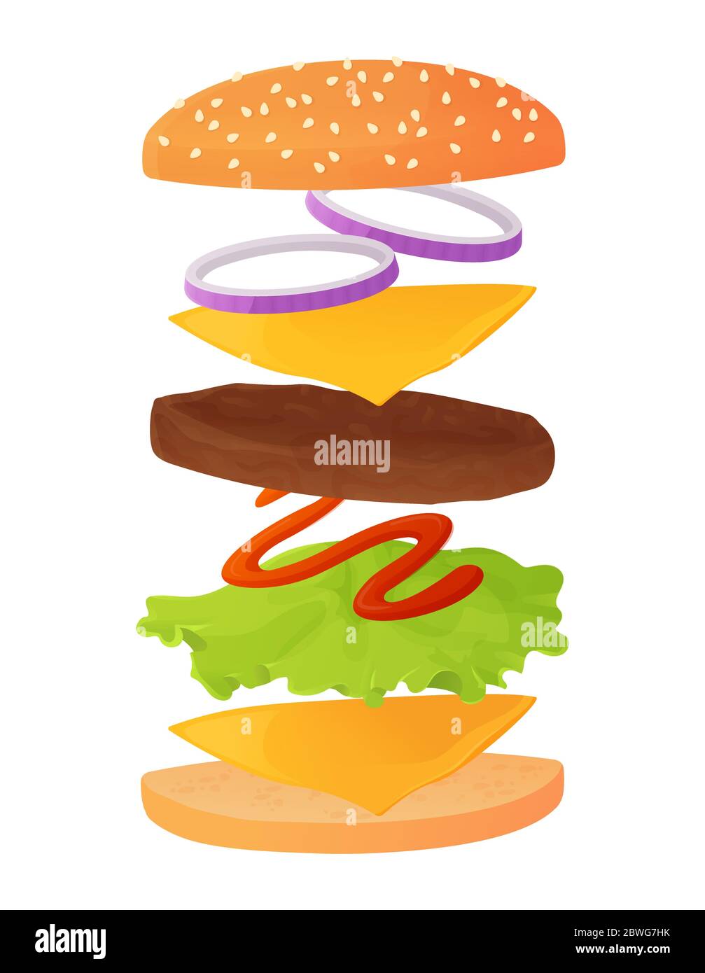 Fresh meat cutlet on Stock Vector Images - Alamy