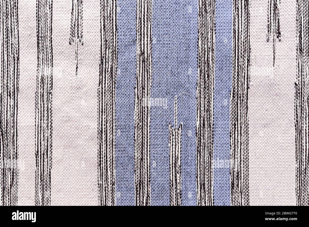 Rug of pieces of cloth. Texture and background of patchwork carpet ...