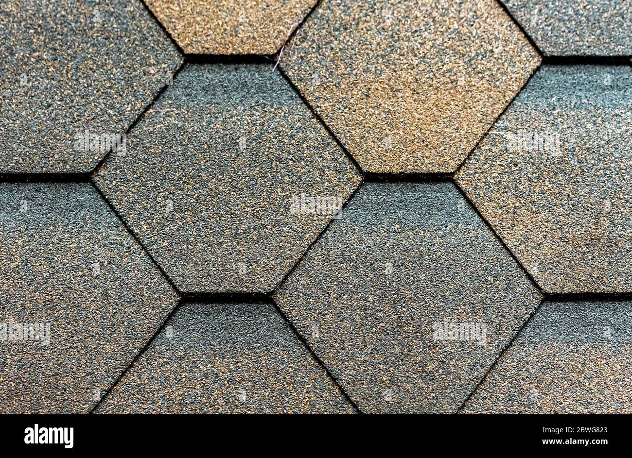 Texture of flexible tiles for the roof flooring of the house. Flexible ...