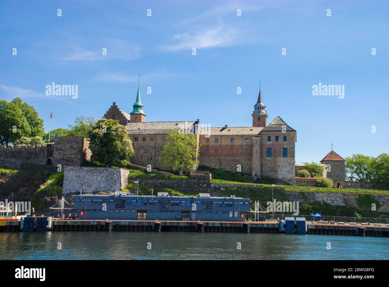 The medieval Akershus Fortress in Oslo, Norway Stock Photo - Alamy