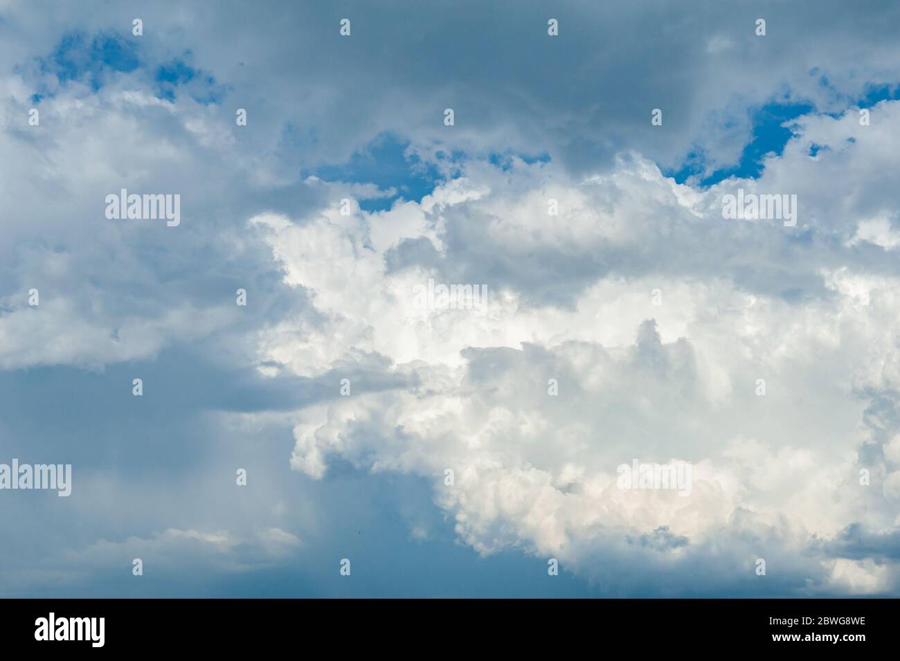 blue sky with clouds closeup. Nature wallpaper Stock Photo - Alamy
