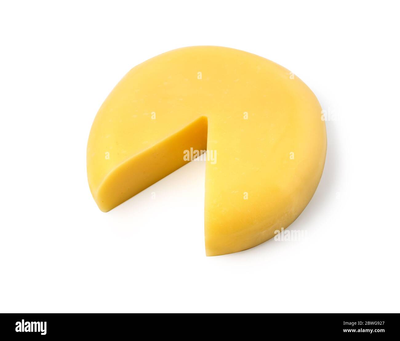 Cheese wheel on a white background with clipping path Stock Photo - Alamy