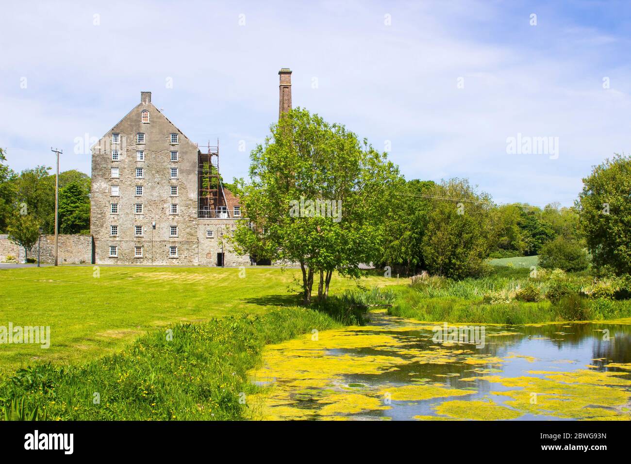 31 May 2020 The historic Ballydugan flourmill and chimney stack located ...