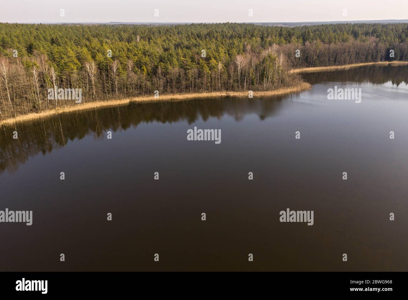 Reflection light during sunrise drone hi-res stock photography and ...