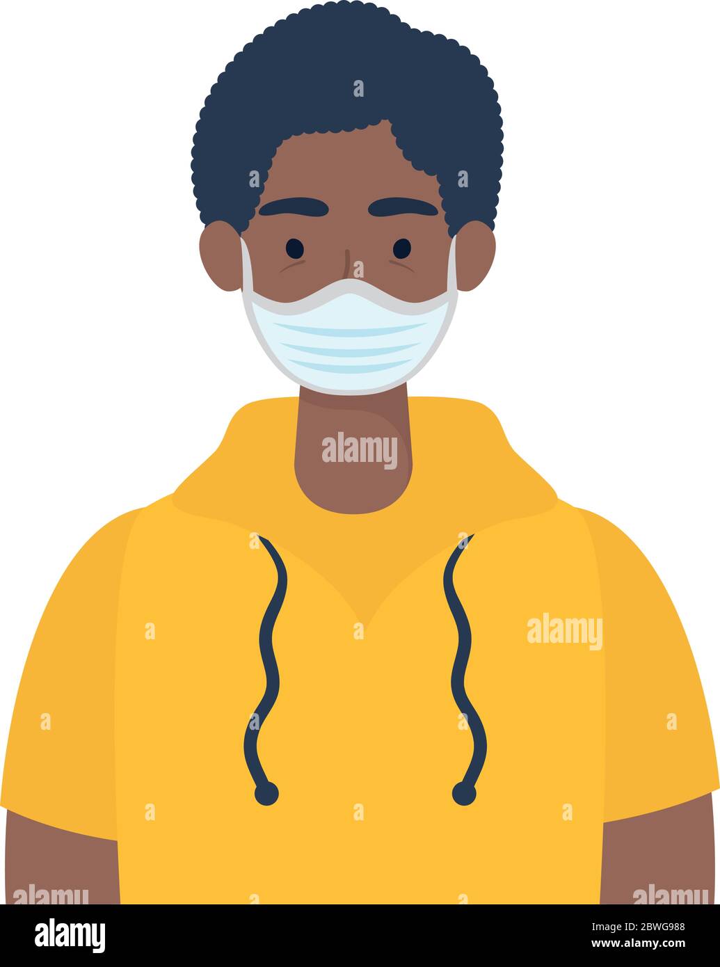 Man avatar with medical mask vector design Stock Vector Image & Art - Alamy
