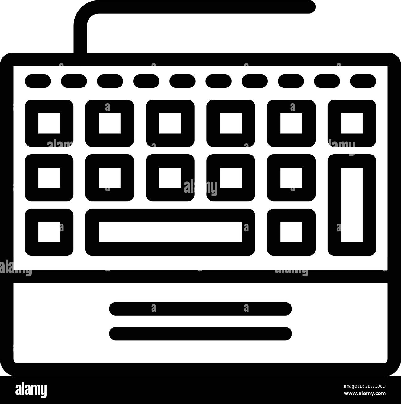 Control Keyboard Icon Outline Style Stock Vector Image And Art Alamy