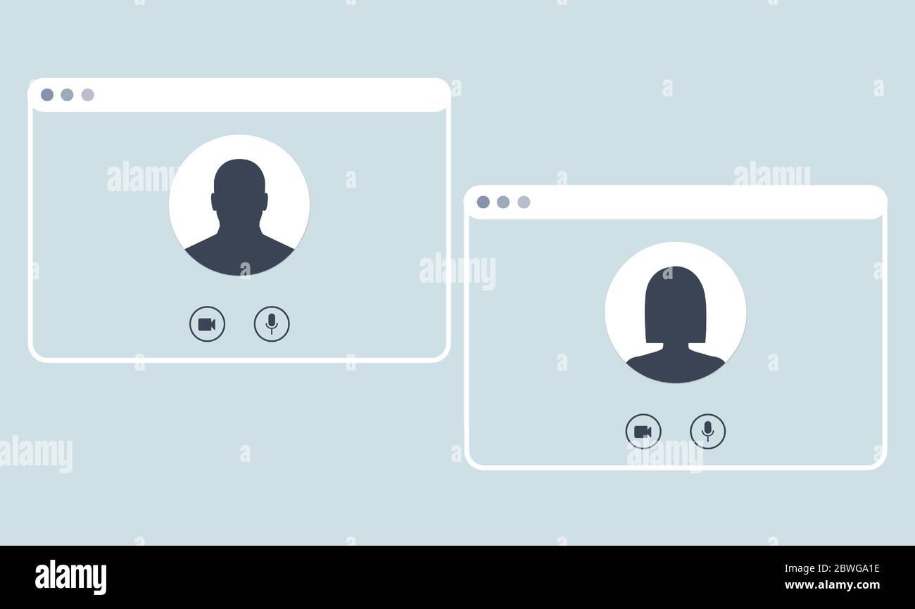 Conference video call, remote project management, quarantine, working ...
