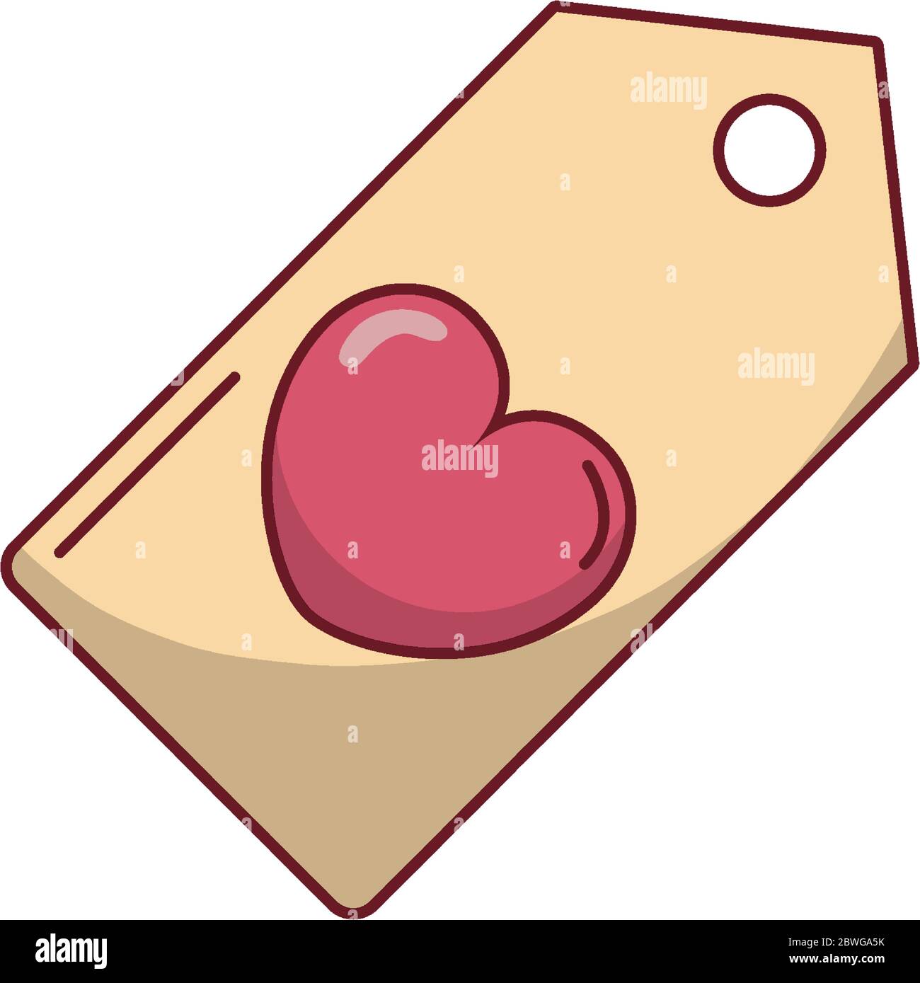 Love heart inside label vector design Stock Vector Image & Art - Alamy