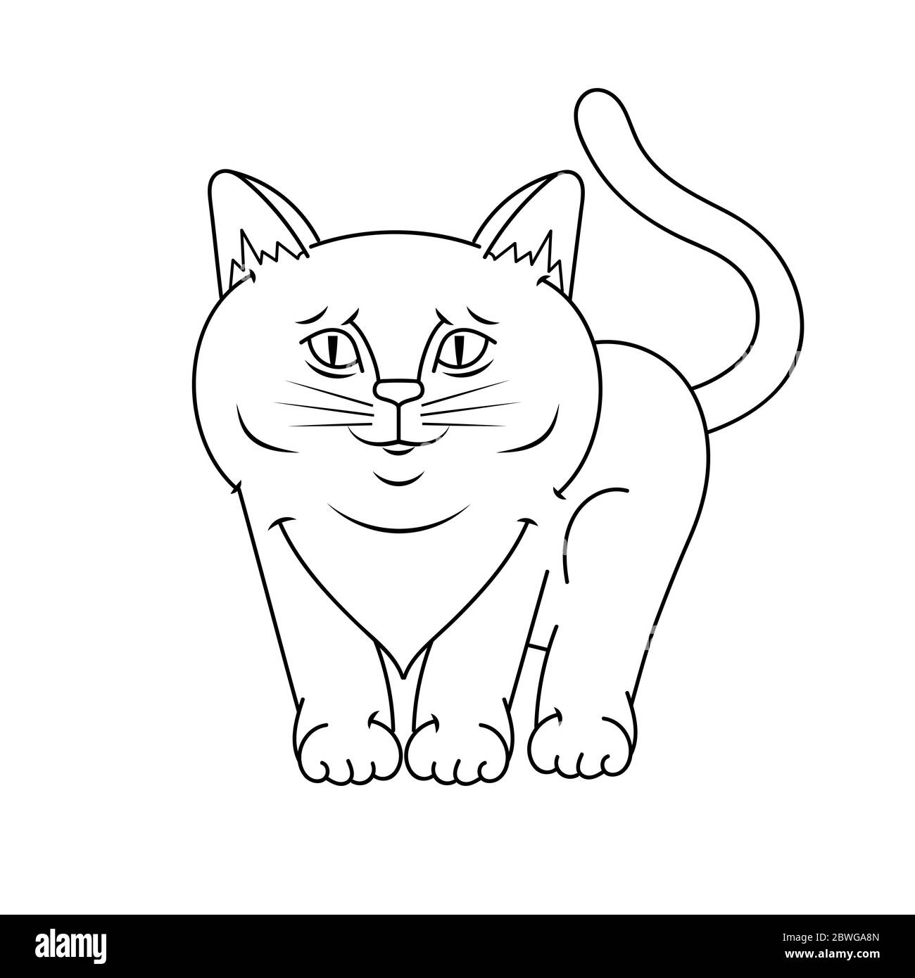 cat graphic Vector Illustration Suitable For Greeting Card, Poster Or T ...
